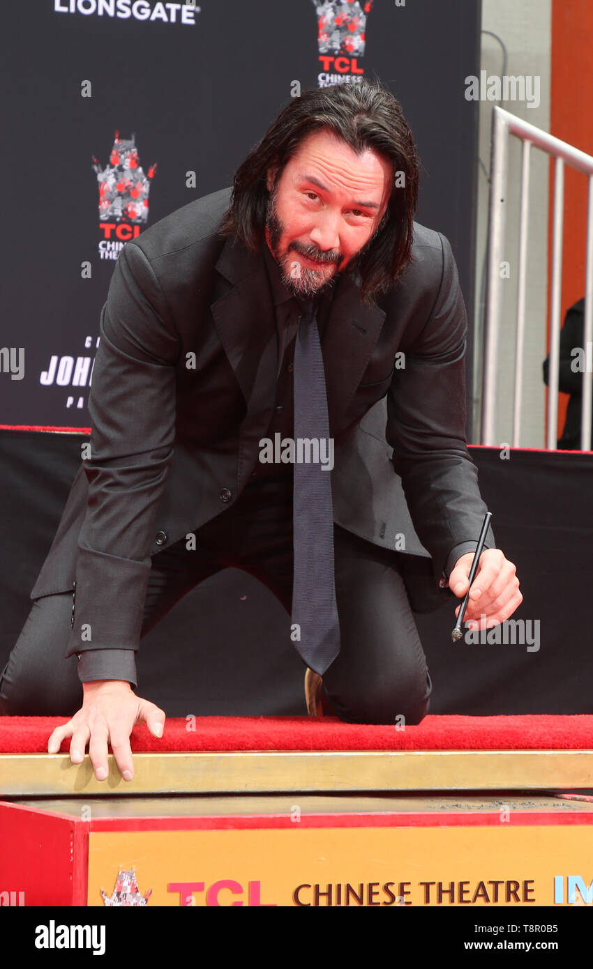 Hollywood, Ca. 14th May, 2019. Keanu Reeves, at the Keanu Reeves Hand ...