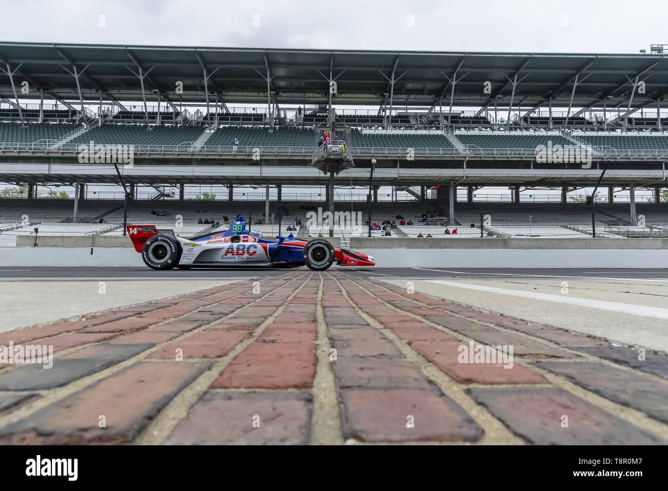 Indianapolis, Indiana, USA. 10th May, 2019. TONY KANAAN (14) of Brazil ...
