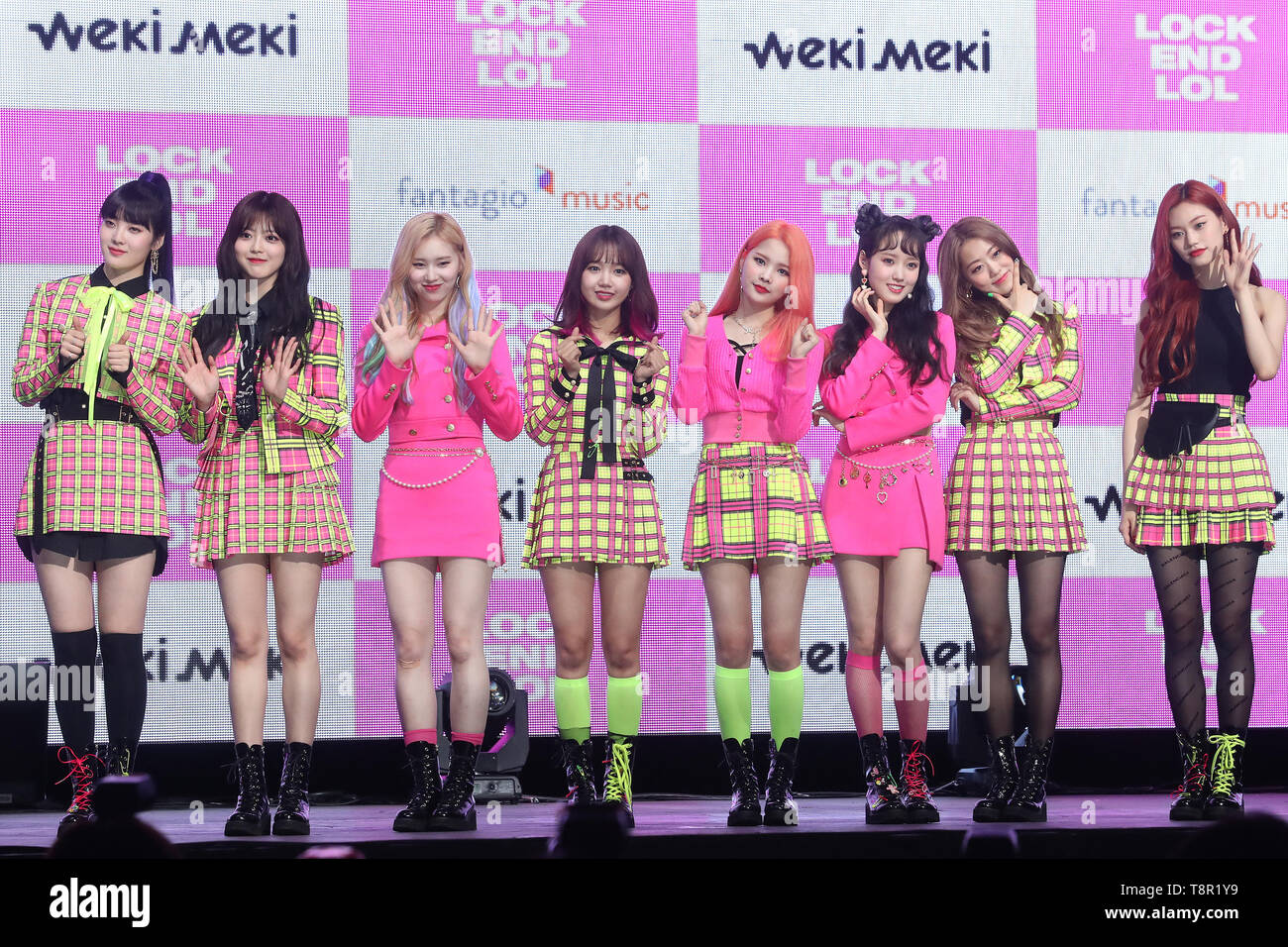 15th May, 2019. S. Korean girl group Weki Meki South Korean girl group ...