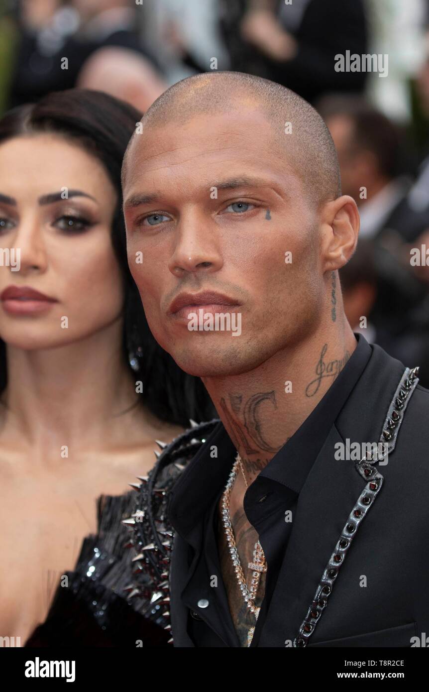 Andreea Sasu and Jeremy Meeks attend the opening and the premiere of ...