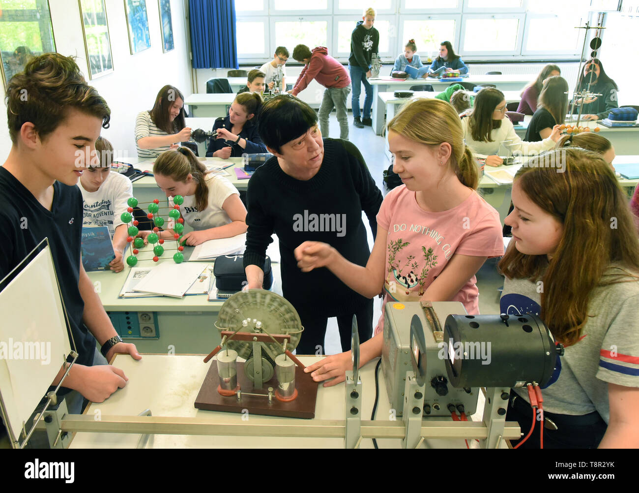 09 May 2019, Saxony-Anhalt, Wittenberg Lutherstadt: At the Luther ...