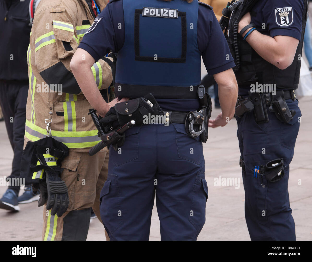 Berlin Firefighter, Germany Stock Photo - Alamy