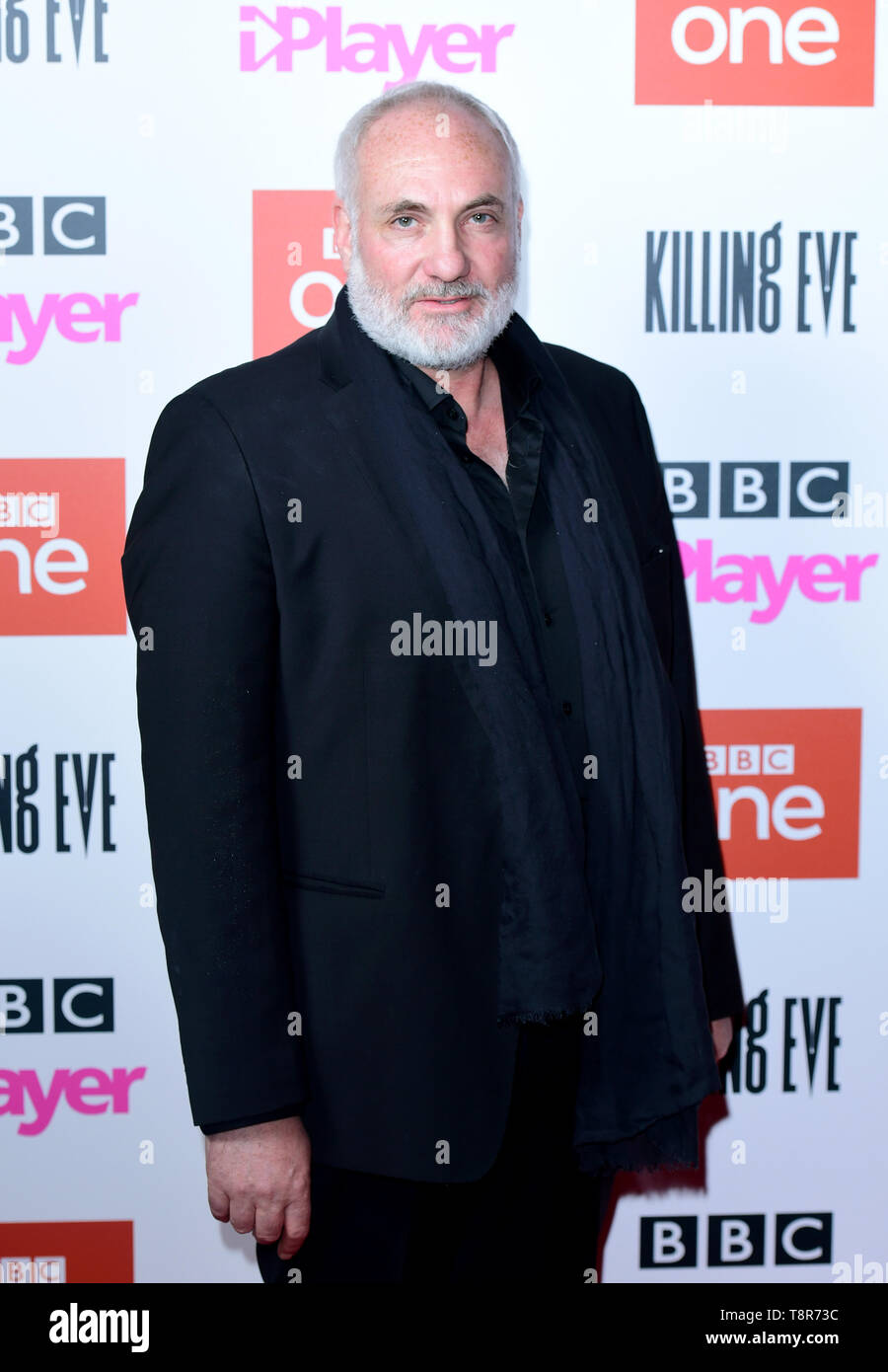 Kim Bodnia attending the Killing Eve Season 2 photocall held at Curzon ...