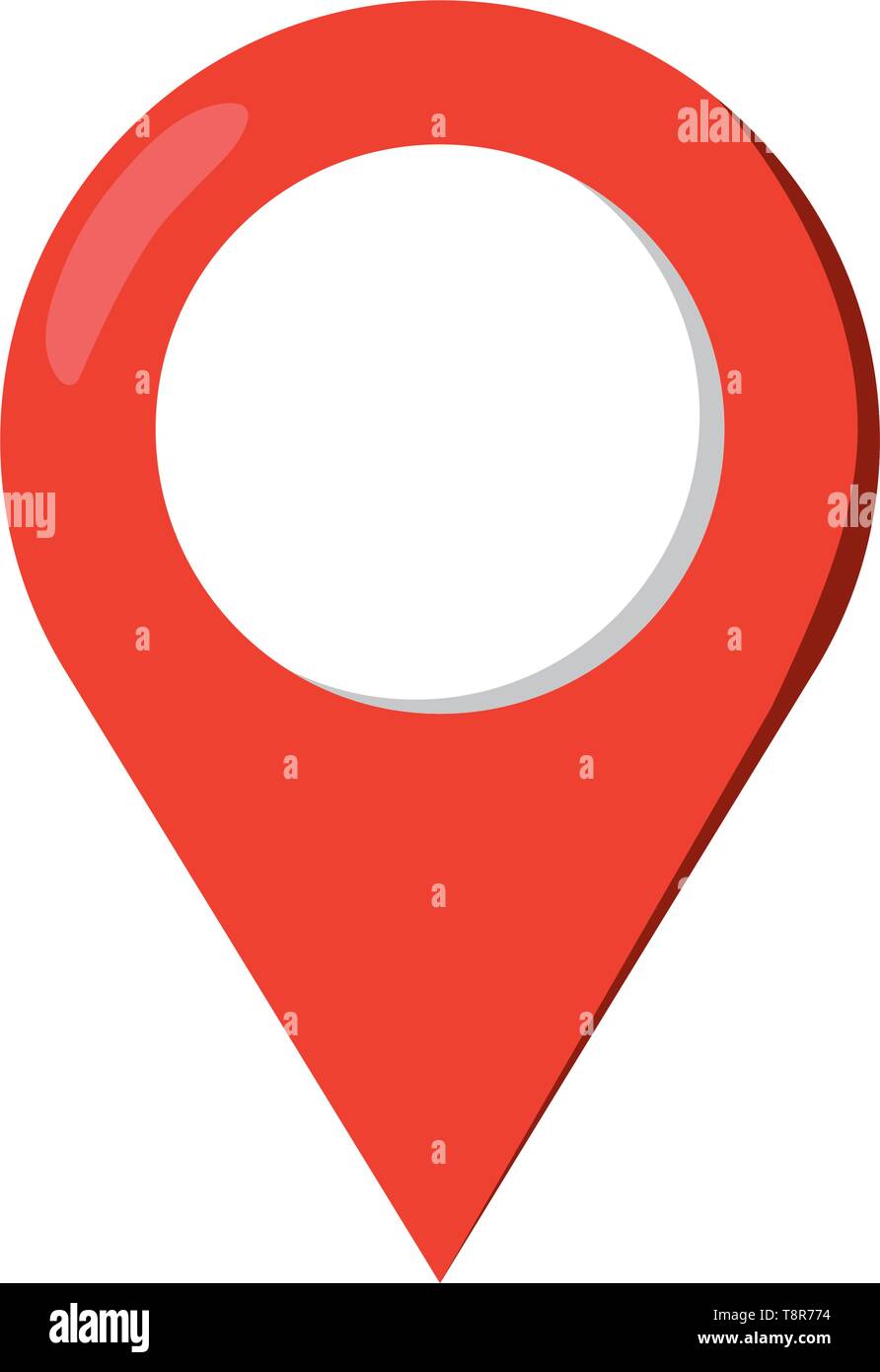 location pointer icon cartoon isolated vector illustration graphic ...