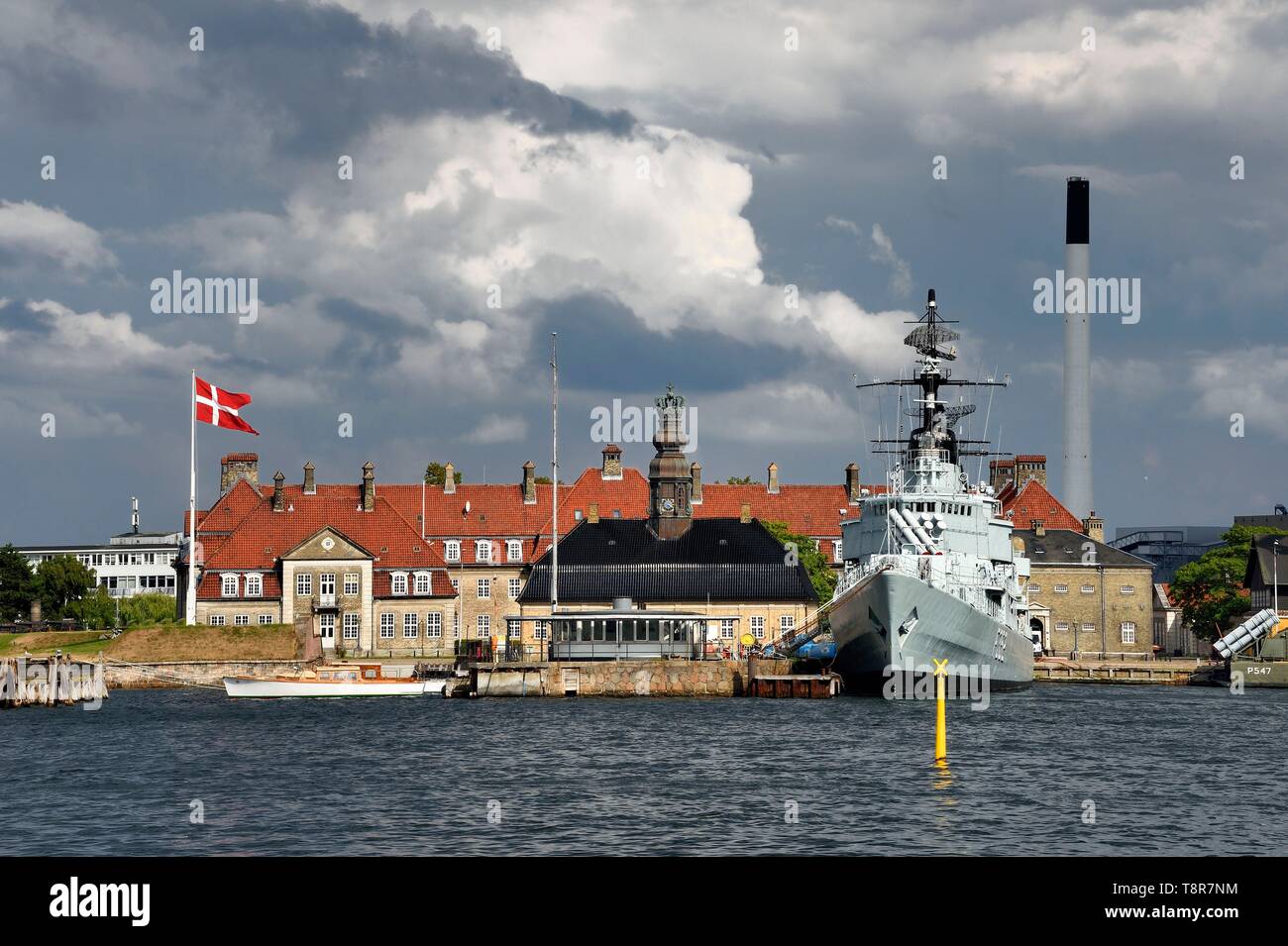 Denmark, Zealand, Copenhagen, port of Copenhagen, the Holmen Naval Base ...