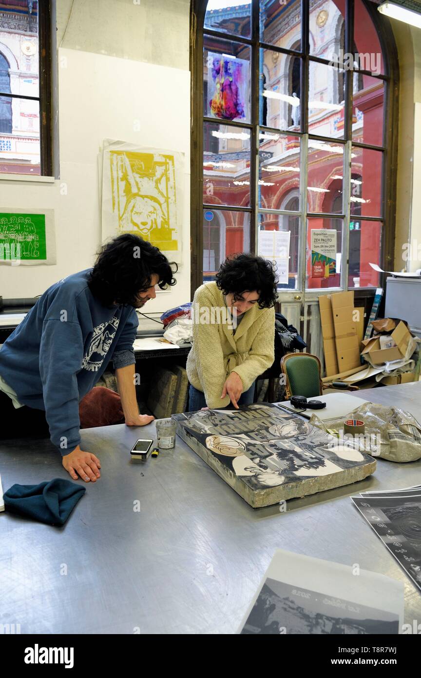 Lithography stone hi-res stock photography and images - Alamy