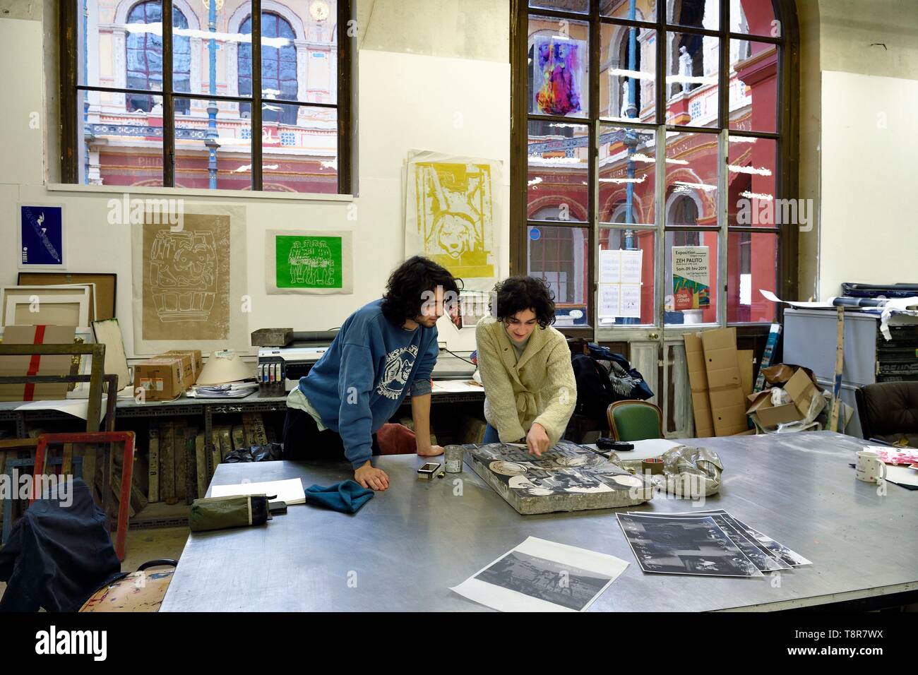 Lithography stone hi-res stock photography and images - Alamy