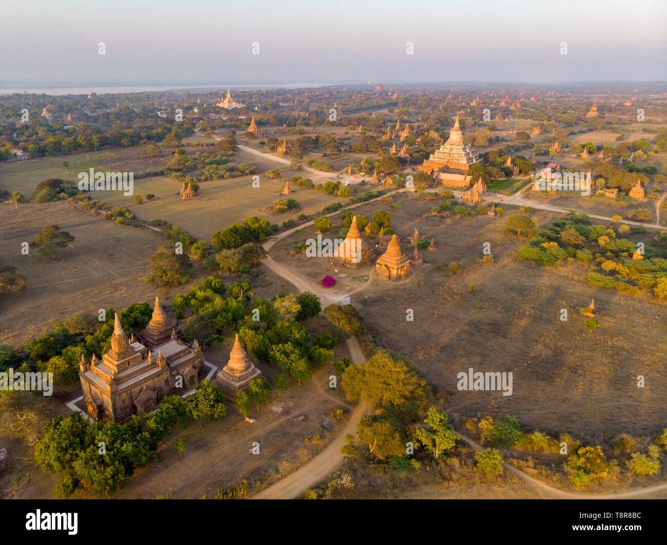 Myanmar (Burma), Mandalay region, Buddhist archaeological site of Bagan ...
