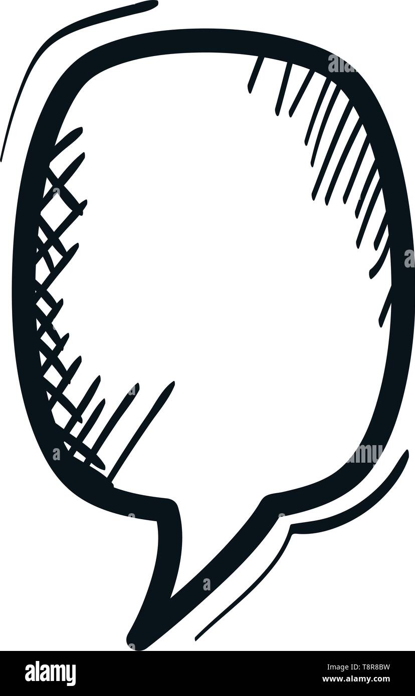 speech bubble message drawing vector illustration design Stock Vector ...