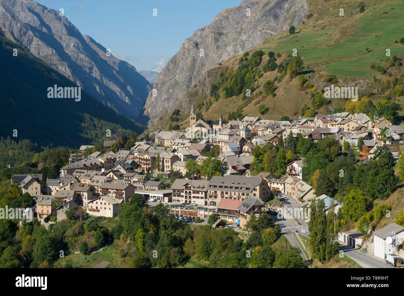 France, Hautes Alpes, The massive Grave of Oisans, general view of the ...