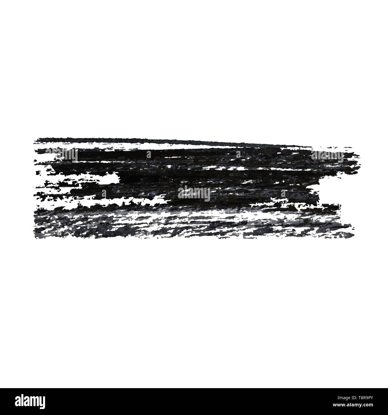 Brush strokes hand drawn vector illustration Stock Vector Image & Art ...