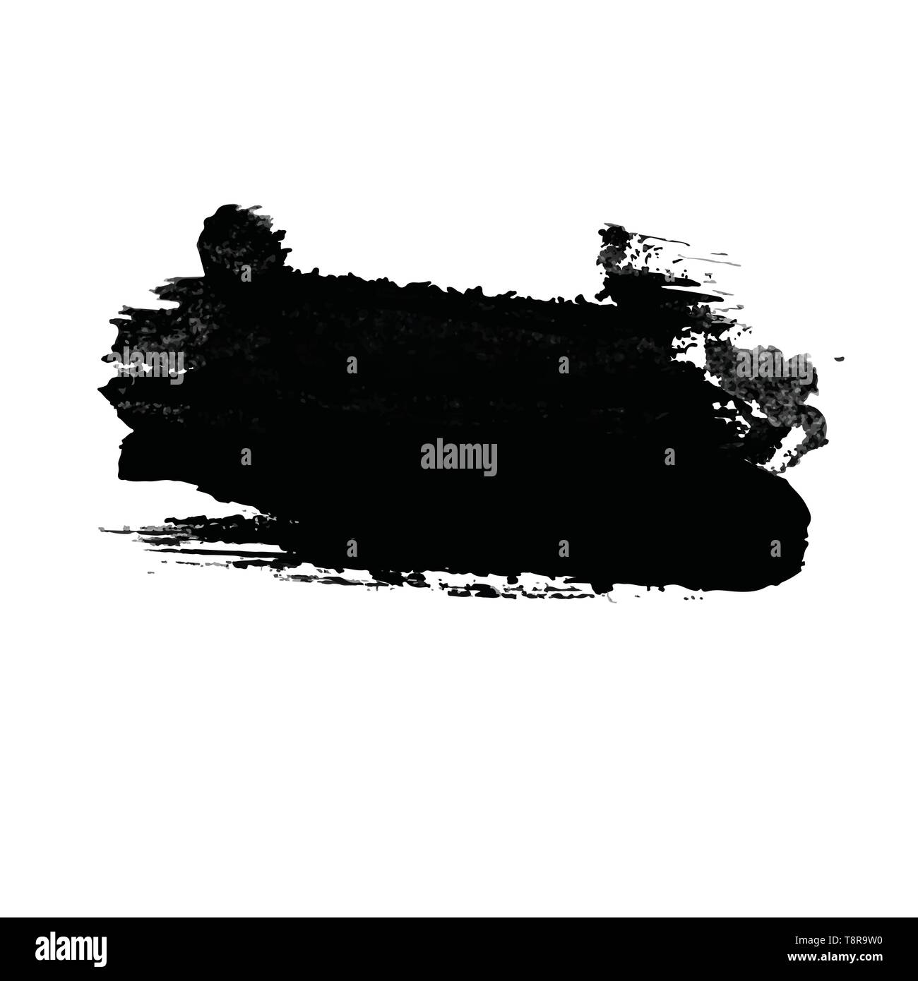 Brush strokes hand drawn vector illustration Stock Vector Image & Art ...