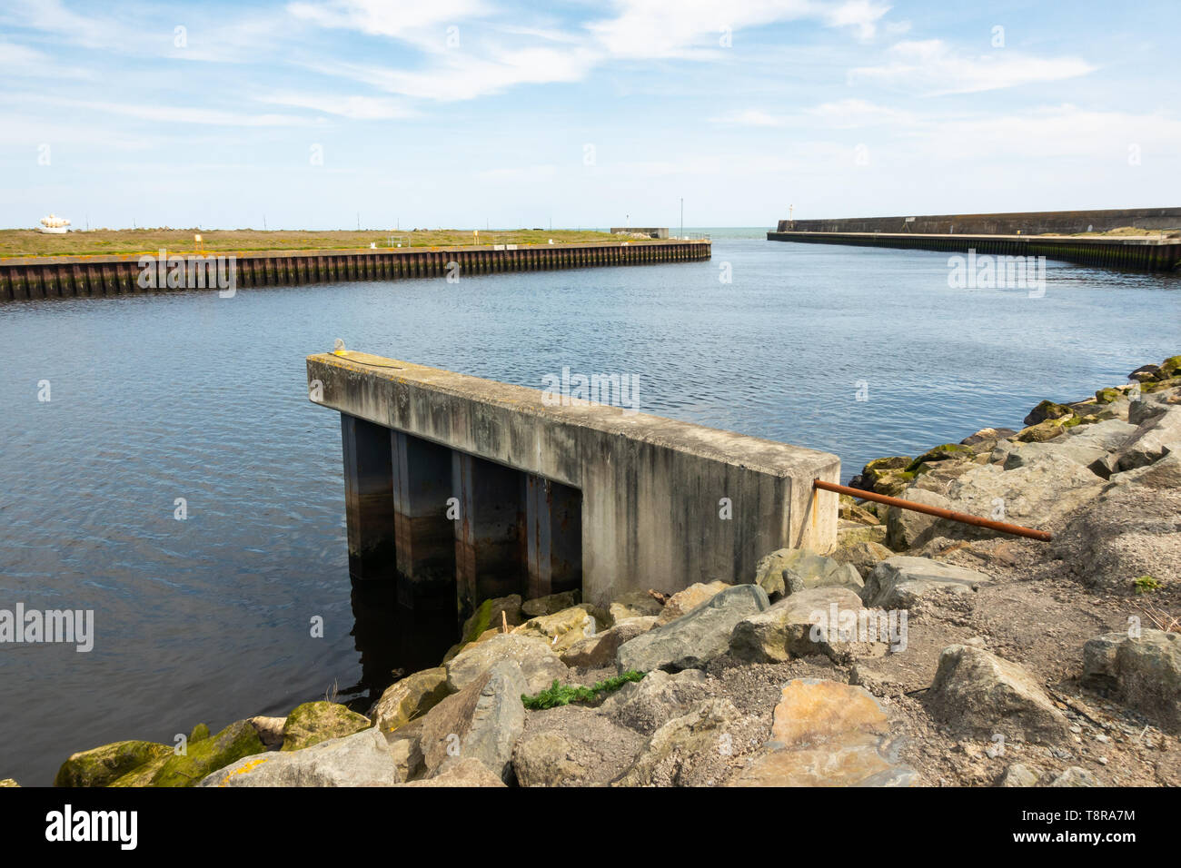 Harbor entrance with marina hi-res stock photography and images - Alamy