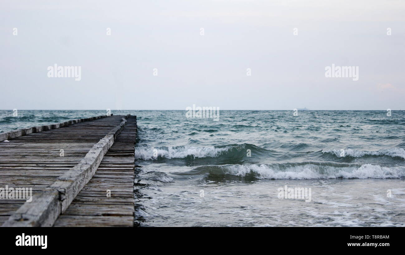 Sea, wonderful view and superb beach Stock Photo - Alamy