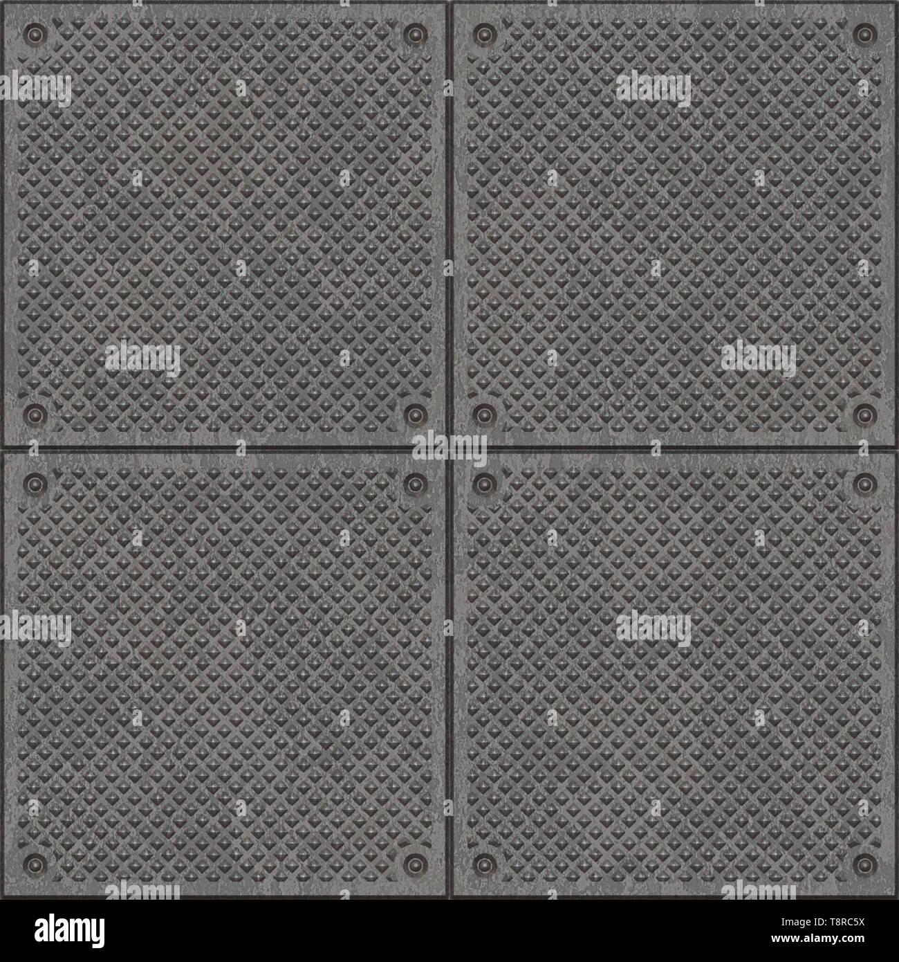 Metal Plate Seamless Texture Tile Stock Photo - Alamy