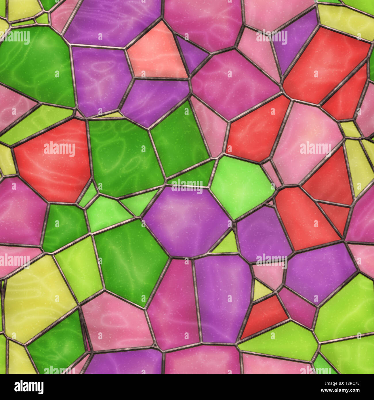 Stained Glass Seamless Texture Tile Stock Photo - Alamy