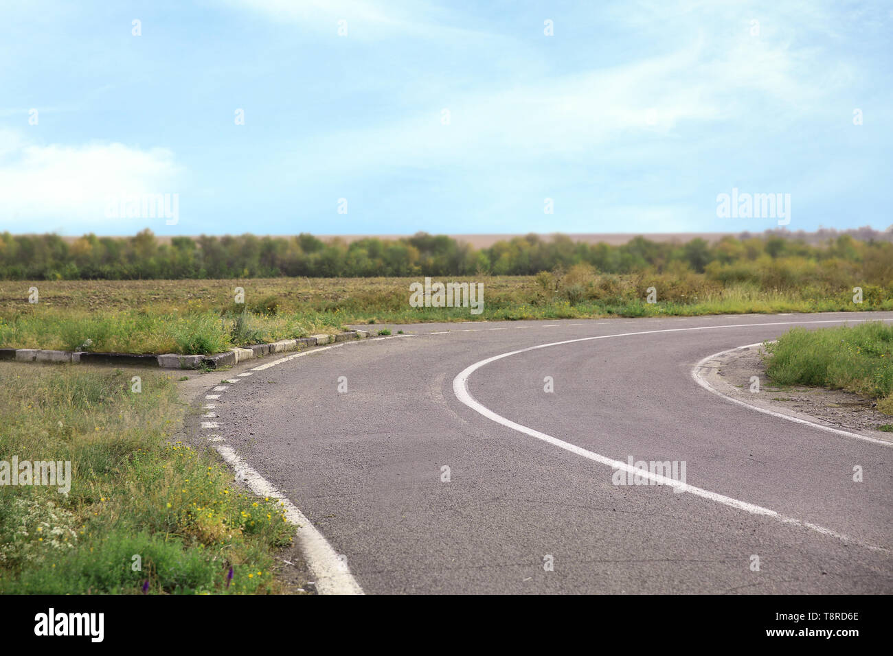 Car turn crossroad hi-res stock photography and images - Alamy