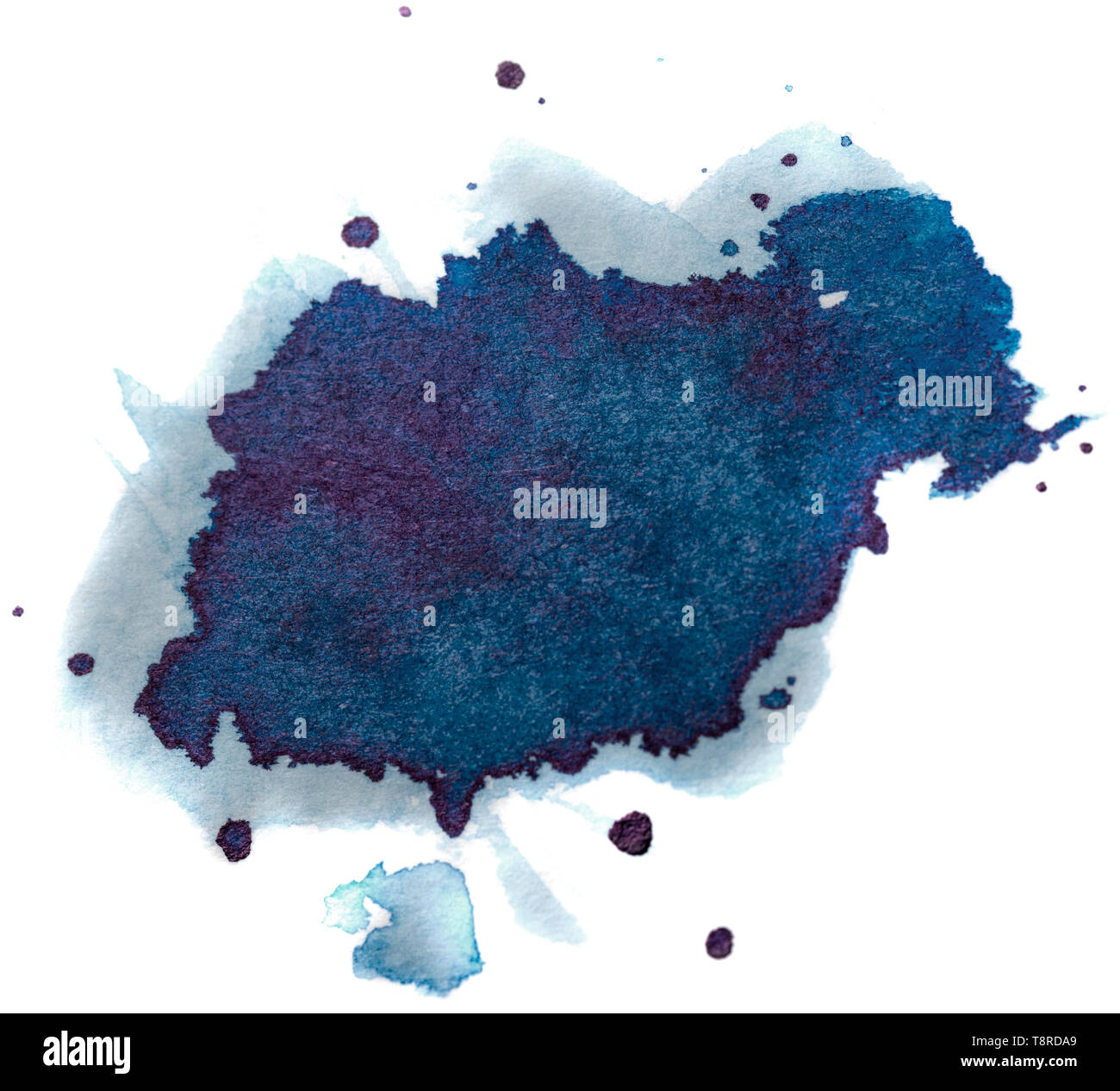 Black ink splatter paper hi-res stock photography and images - Alamy