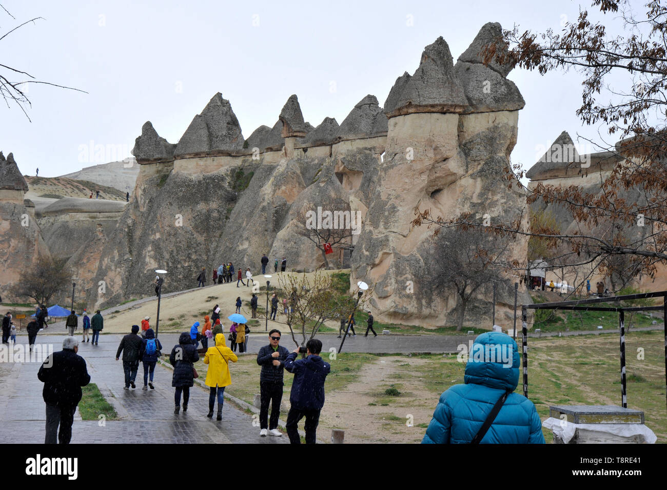 Cappadocia fairy chimneys people hi-res stock photography and images ...