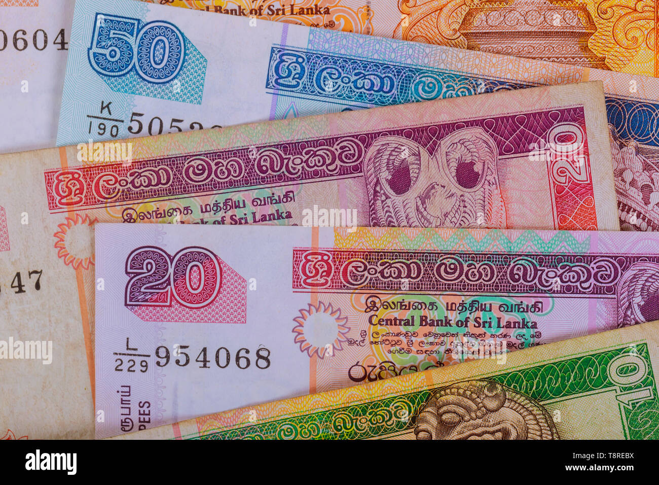 Sri lanka rupee money hi-res stock photography and images - Alamy