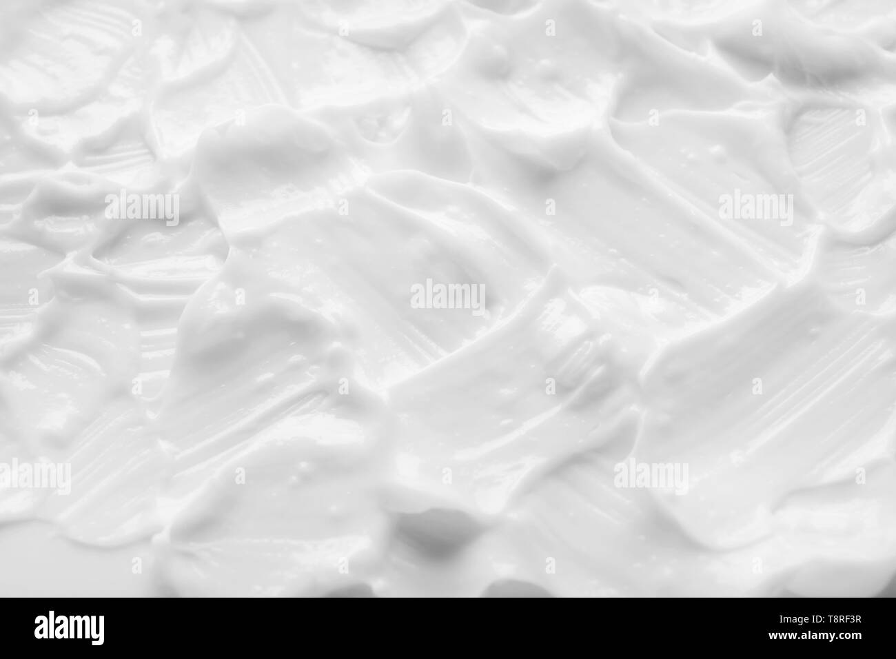Moisturizer texture Black and White Stock Photos & Images - Alamy
