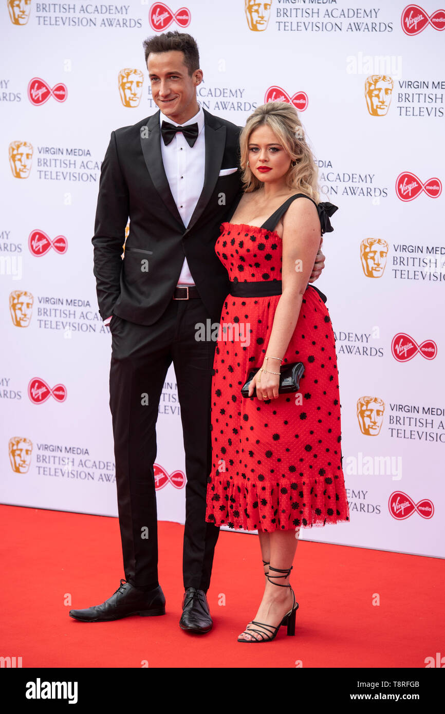 LONDON, ENGLAND - MAY 12: Emily Atack and Rob Jowers attend the Virgin ...