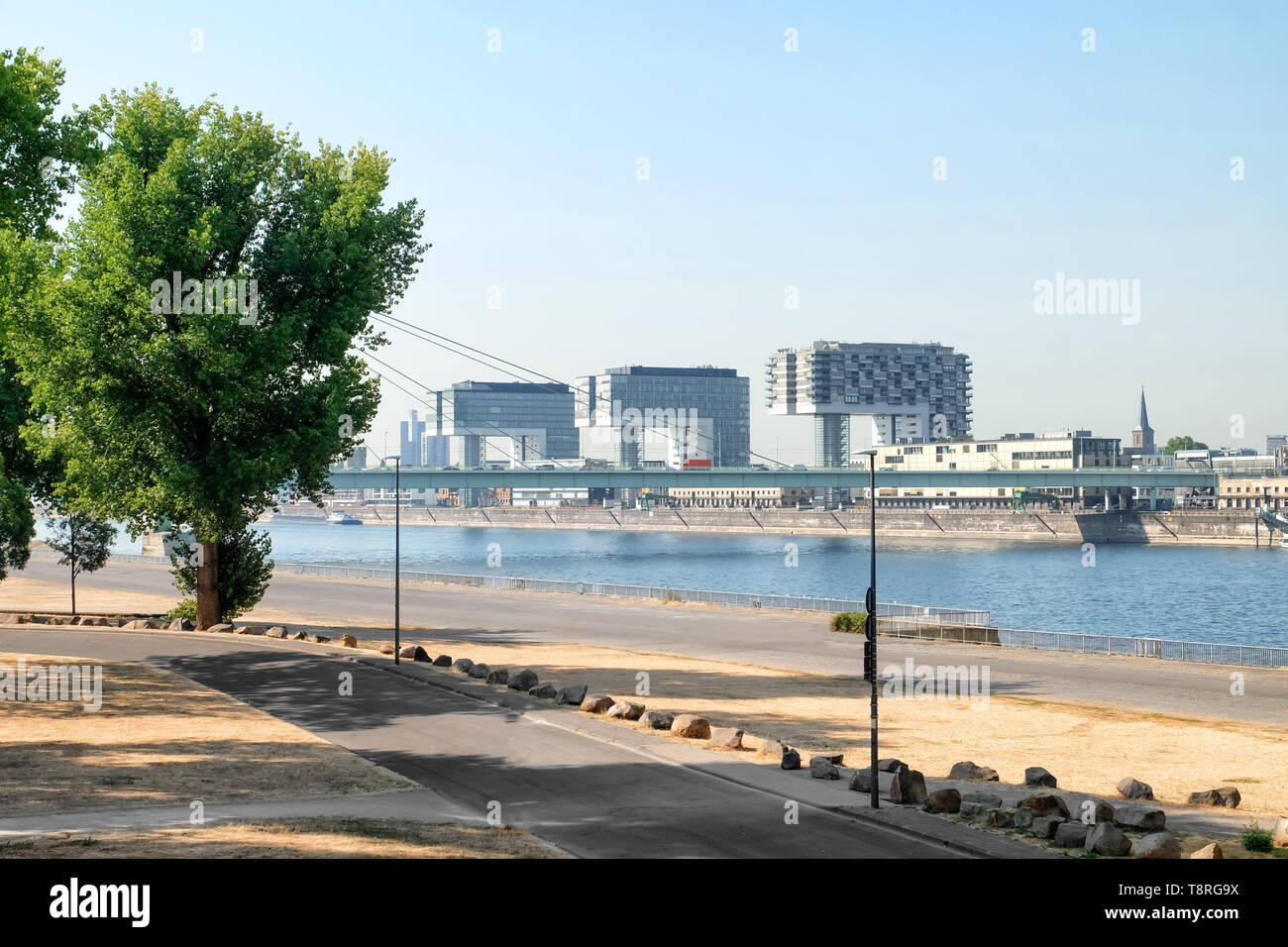 Beautiful embankment in modern city Stock Photo - Alamy