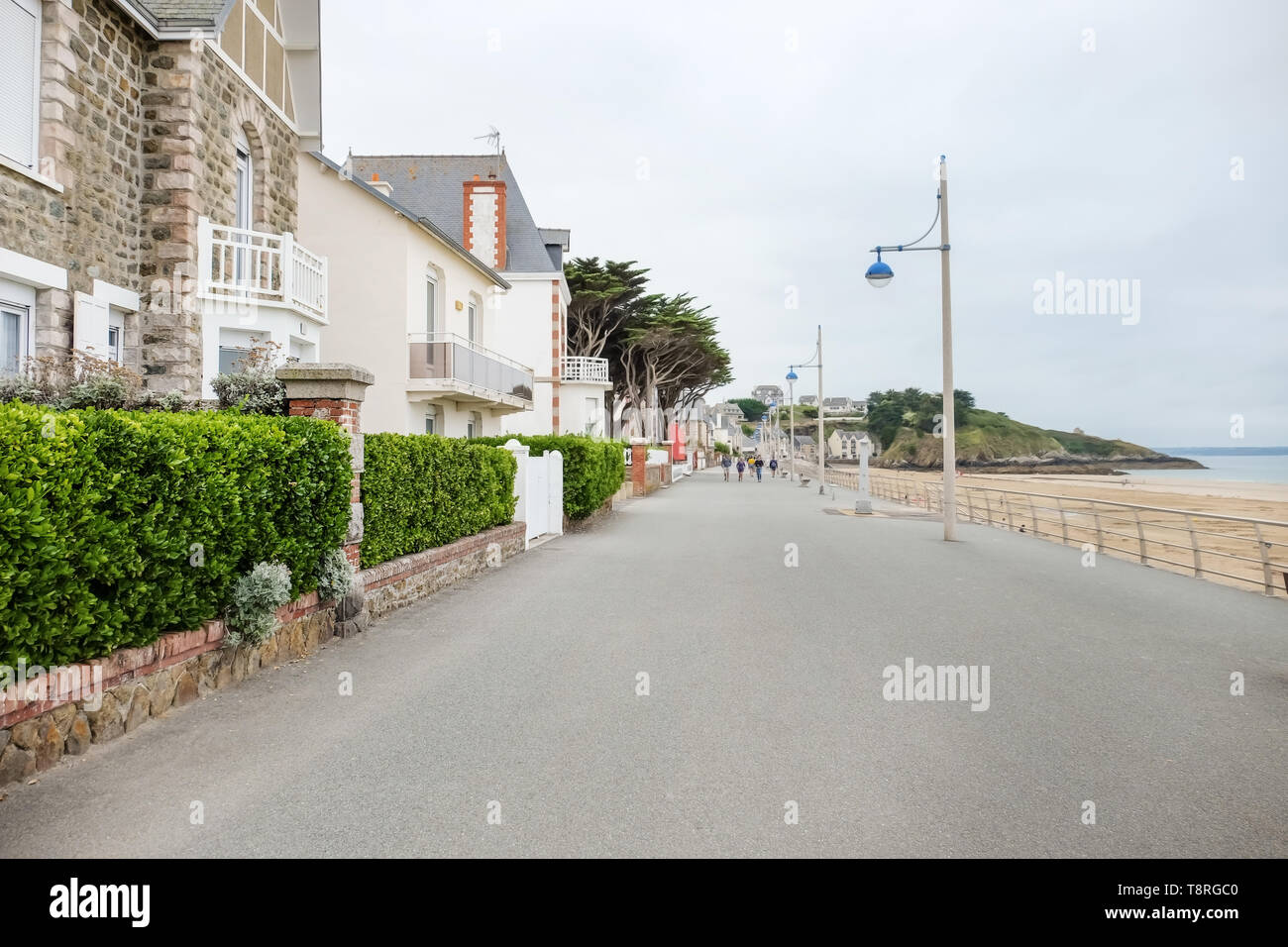 Beautiful street of European city Stock Photo - Alamy