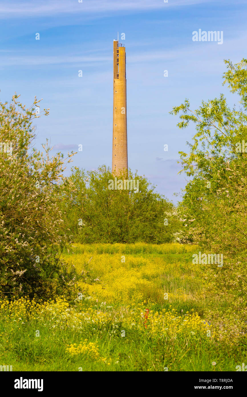 View from Duston Mill Meadow nature reserve, looking towards the ...