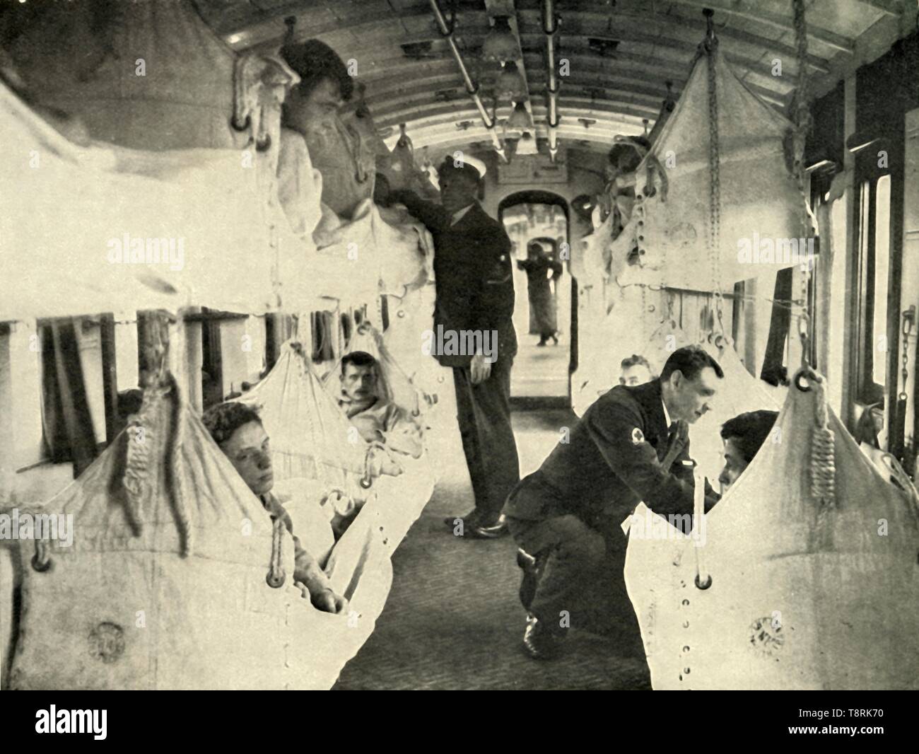 'Red Cross Train', (1919). Creator: Unknown Stock Photo - Alamy