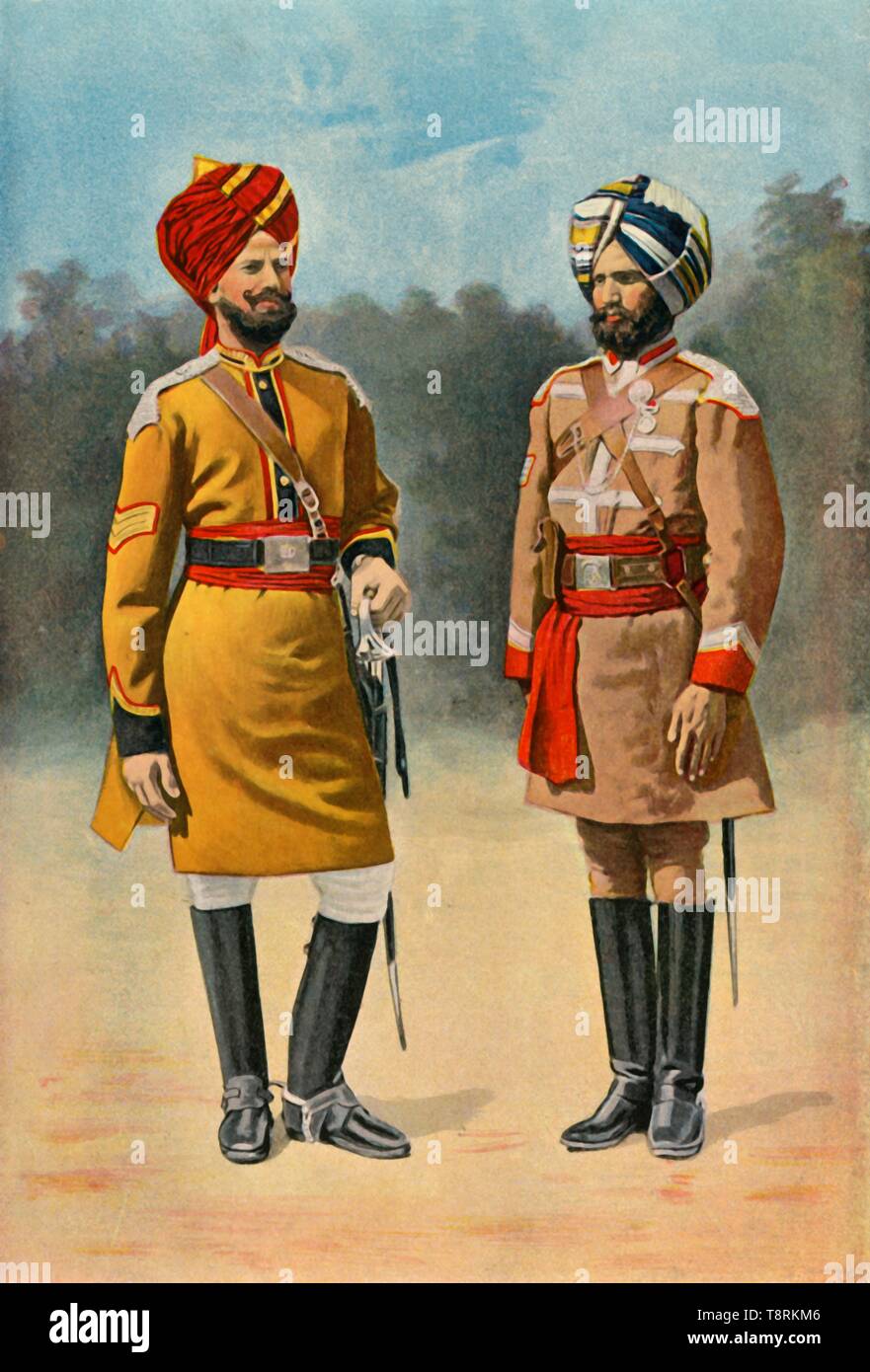 'First Bengal Cavalry and Guide Cavalry', 1901. Creator: Gregory & Co ...