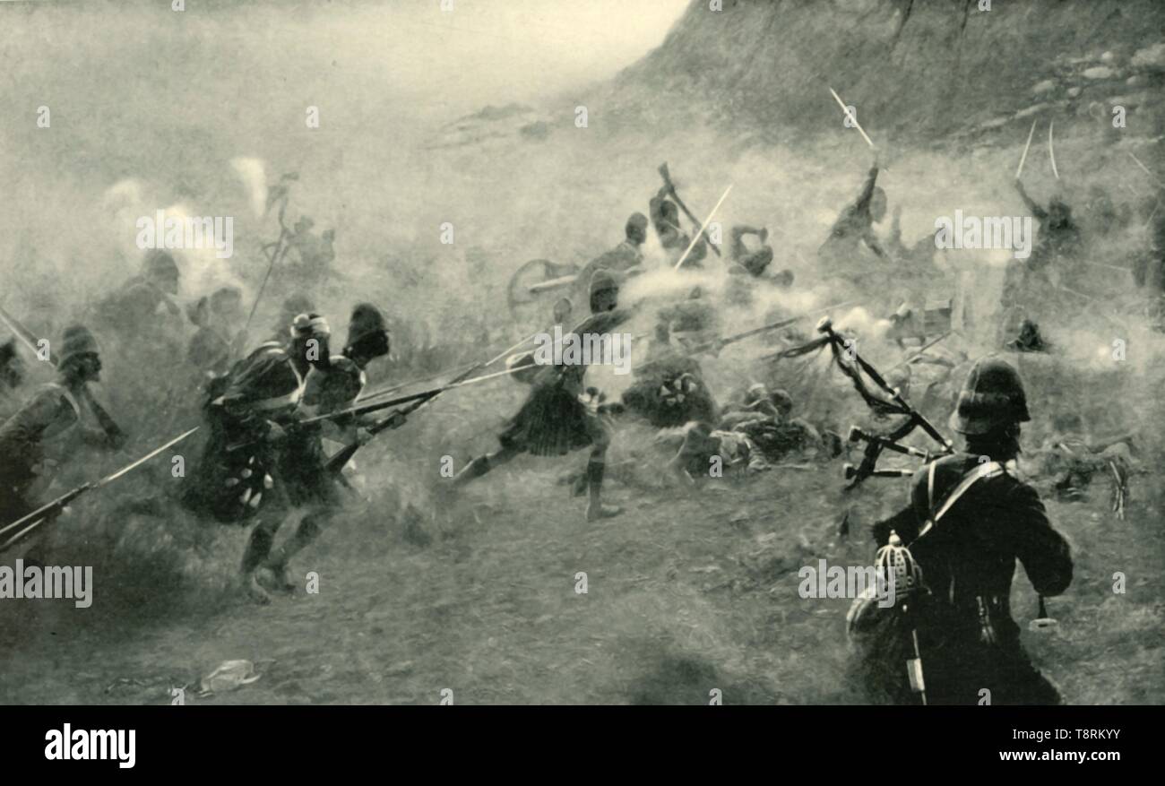 'Battle of Kandahar - "The 92nd Are To Take The Guns"', (1901). Creator ...