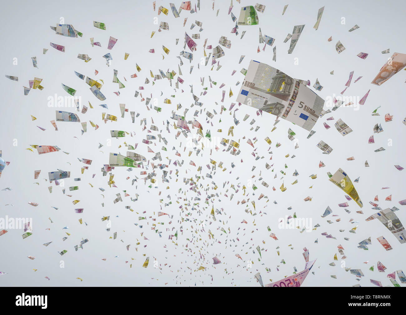 Banknotes in air hi-res stock photography and images - Alamy