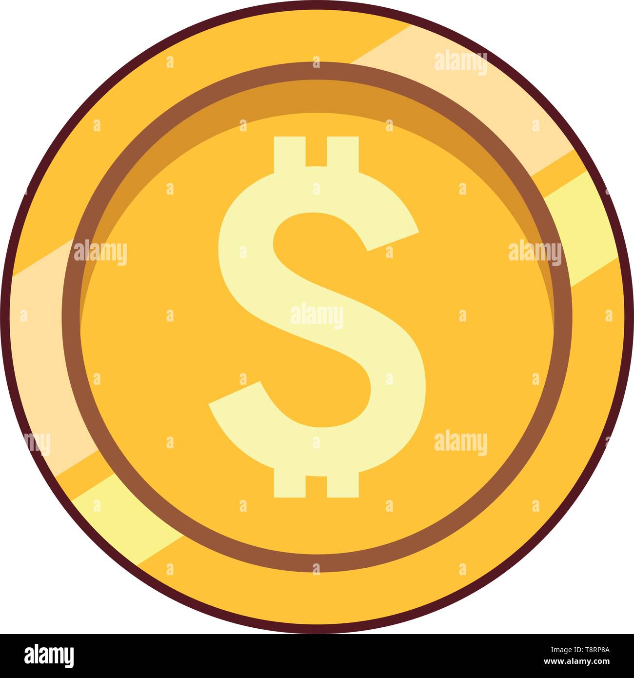 coin money cartoon Stock Vector Image & Art - Alamy