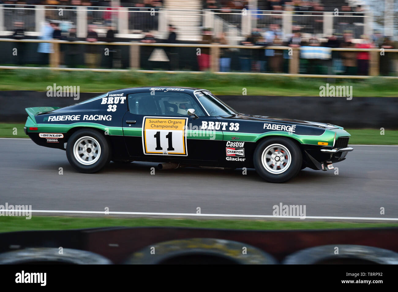 Stuart Graham, Nigel Garrett, Chevrolet Camaro Z28, Gerry Marshall Trophy, Group 1 Saloon cars ...
