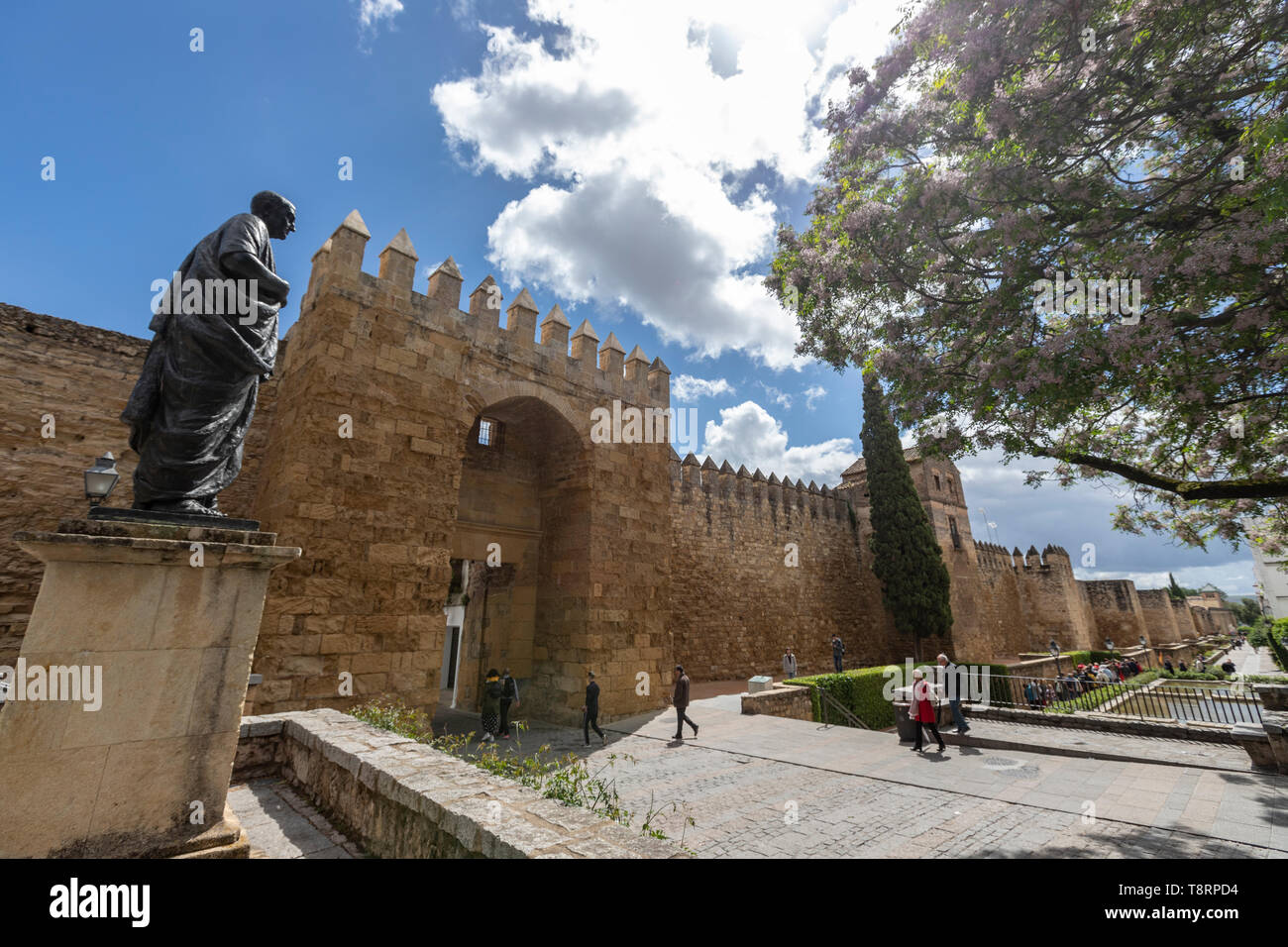 The statue of philosopher Lucius Annaeus Seneca the Younger by Amadeo ...