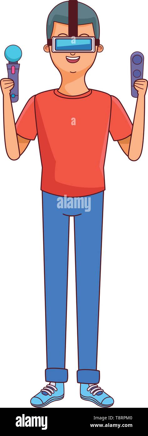 Videogames and millennials cartoons Stock Vector Image & Art - Alamy