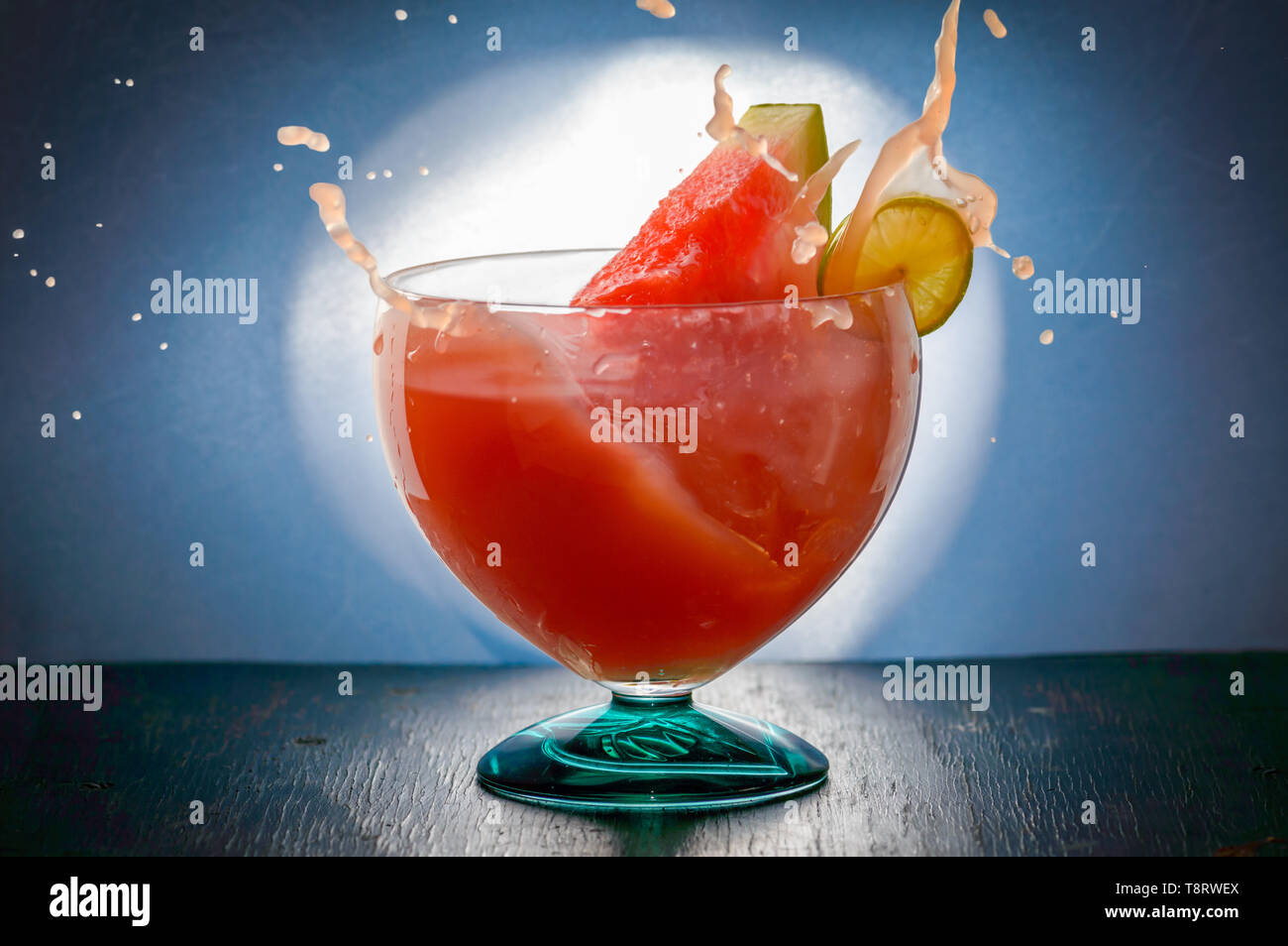 Melon fruit splash on hi-res stock photography and images - Alamy