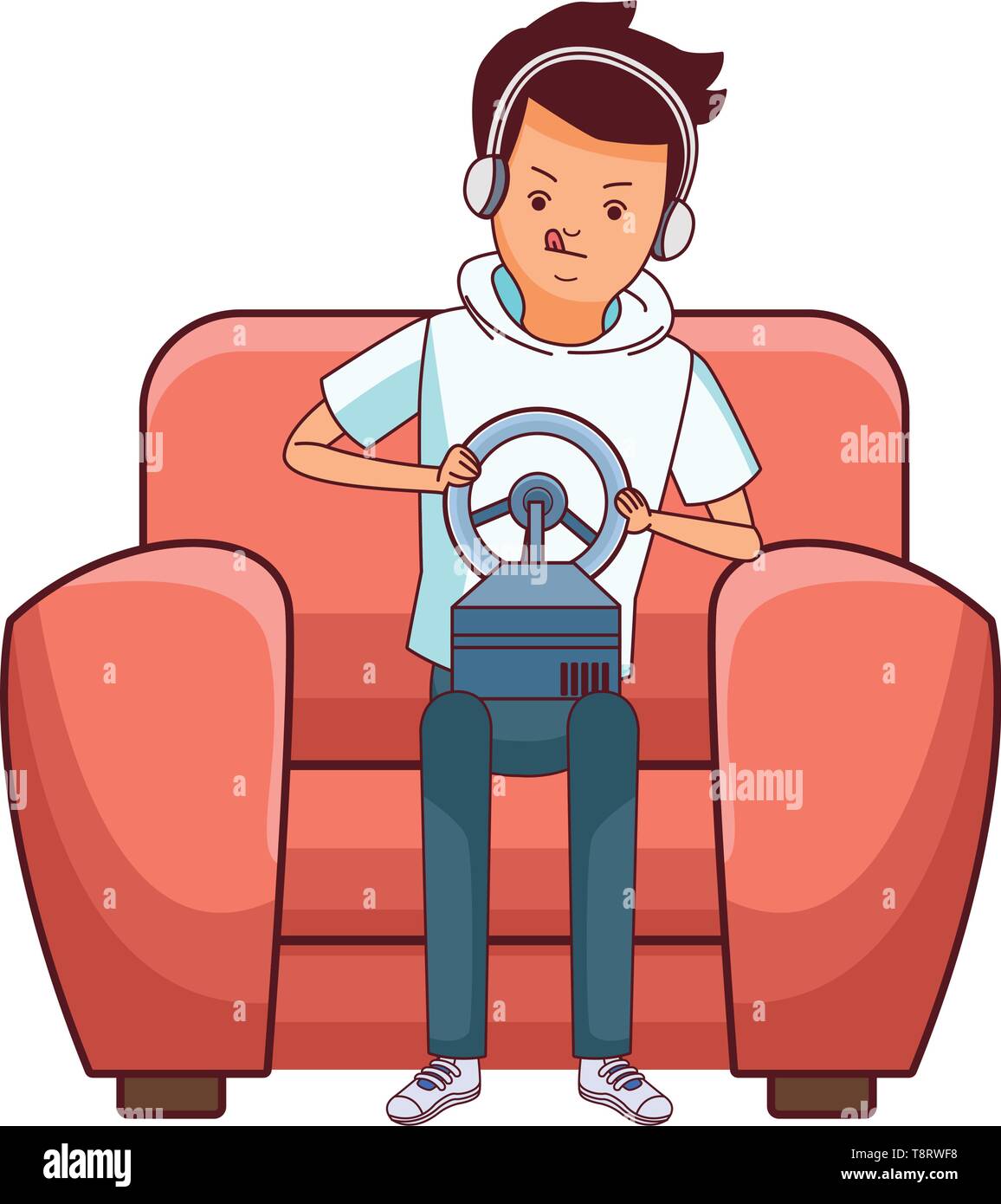 Videogames and millennials cartoons Stock Vector Image & Art - Alamy