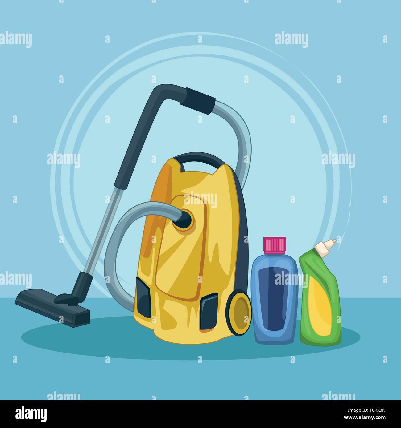 housekeeping cleaning cartoon Stock Vector Image & Art - Alamy