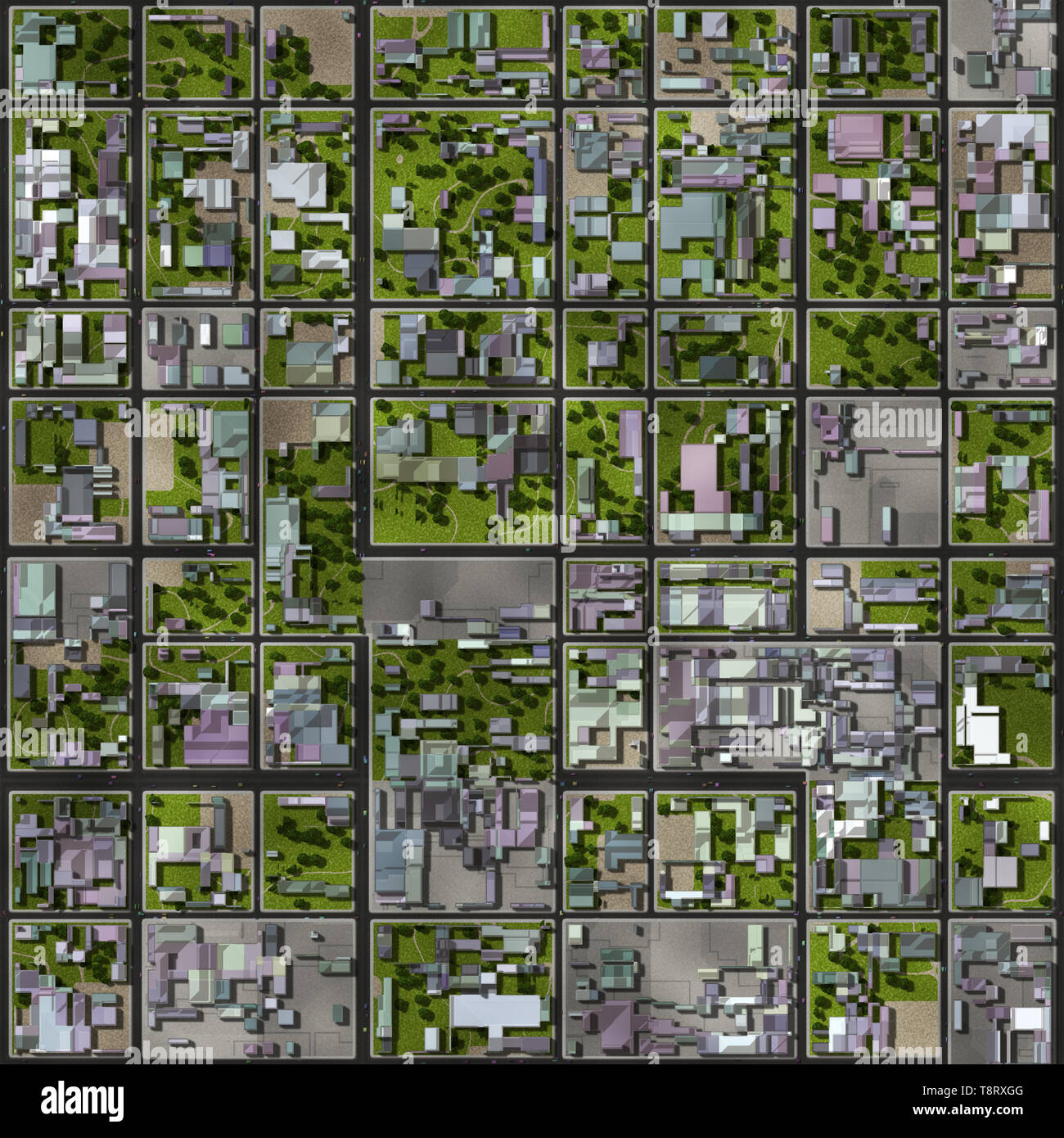 Aerial View Seamless Texture Tile Stock Photo - Alamy