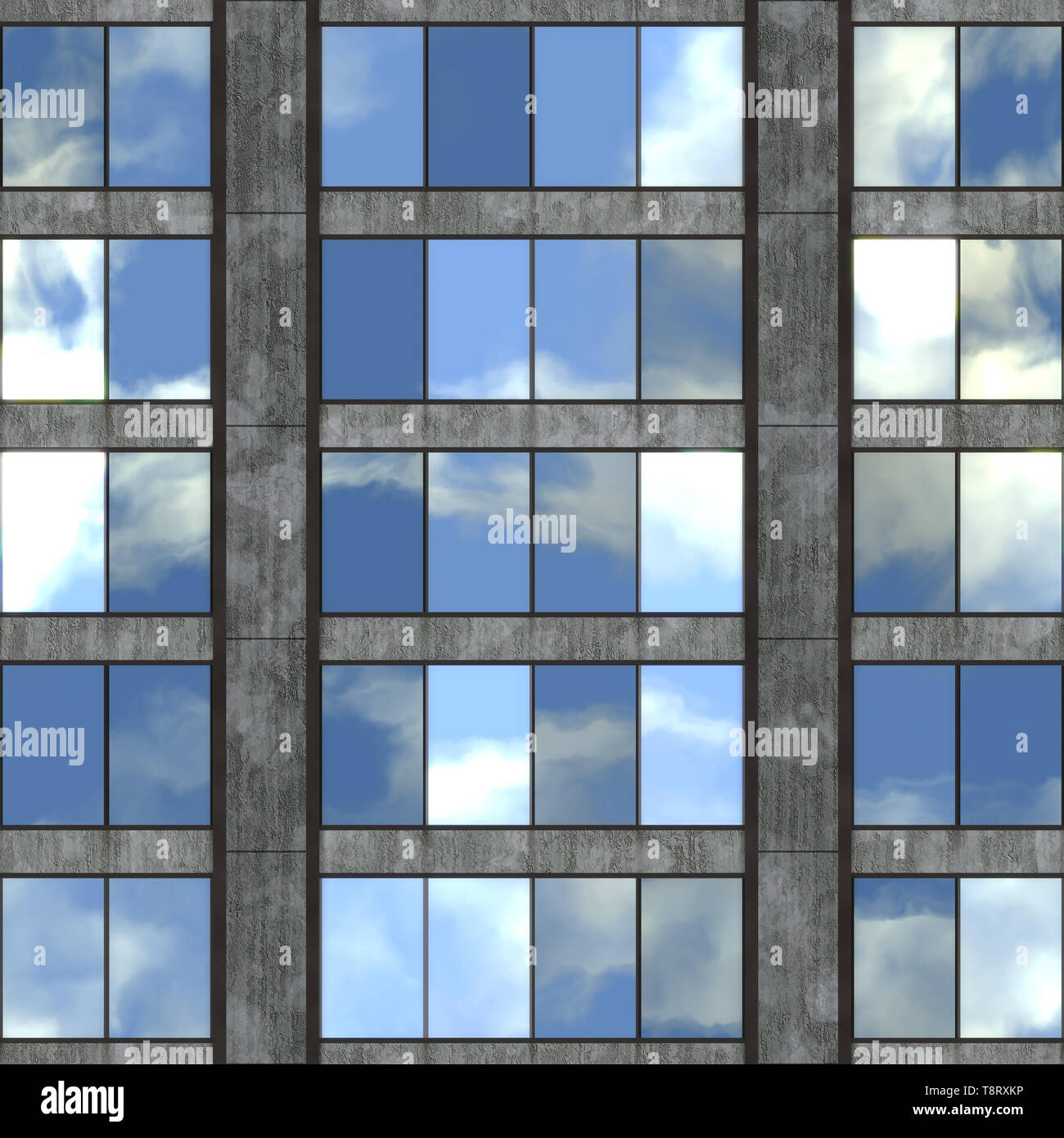 Glass Building Texture Seamless