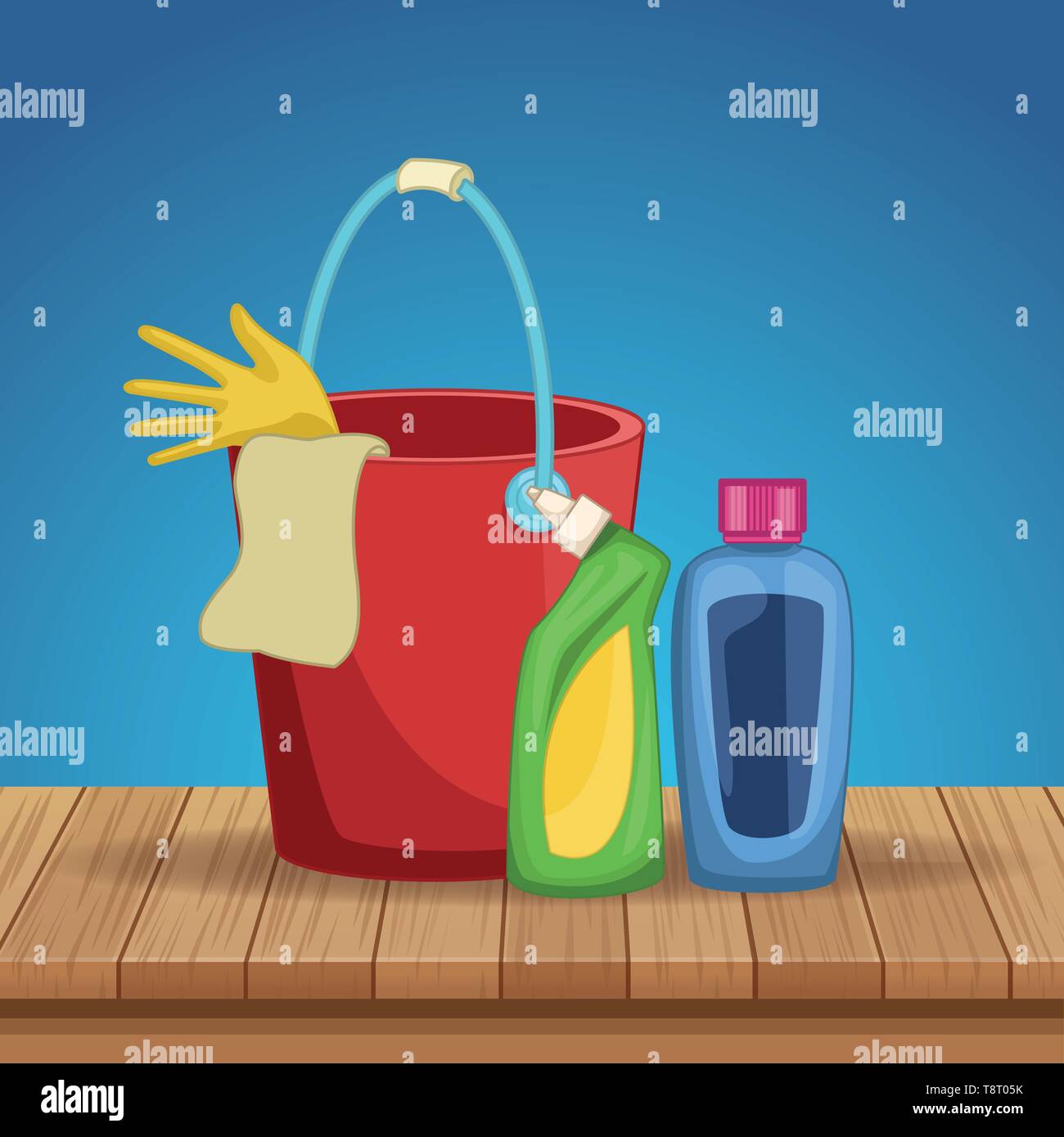 housekeeping cleaning cartoon Stock Vector Image & Art - Alamy