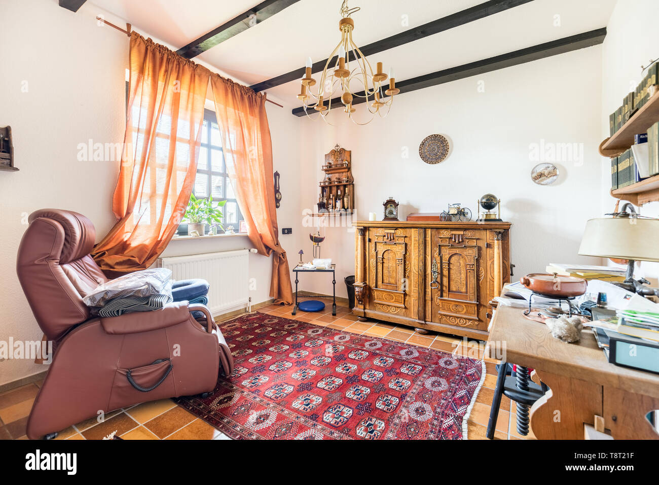 Ancient Living Room HDR Stock Photo - Alamy