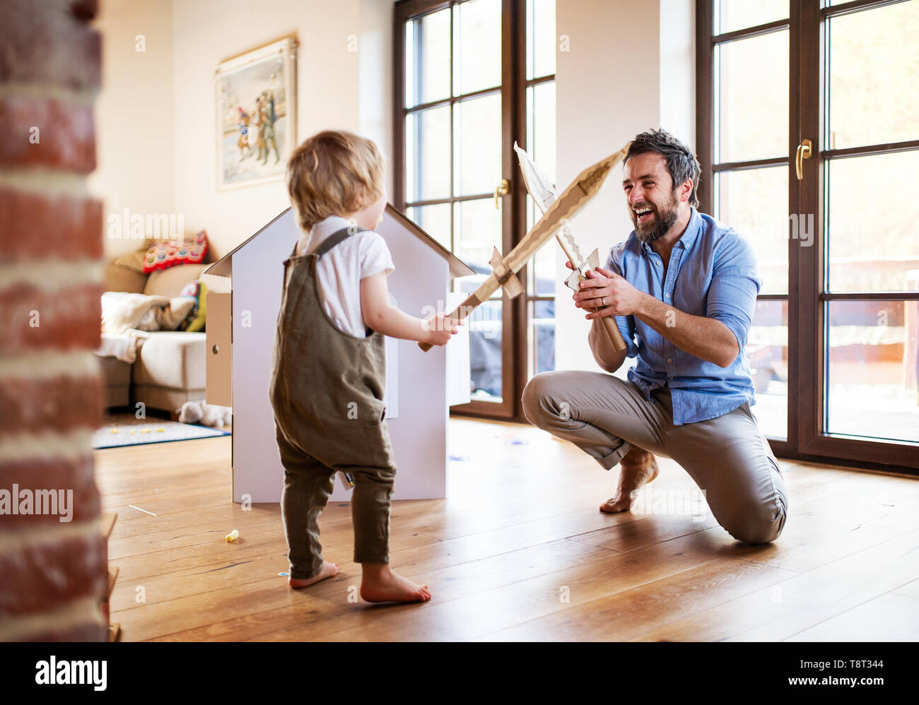 Kids fighting home hi-res stock photography and images - Alamy