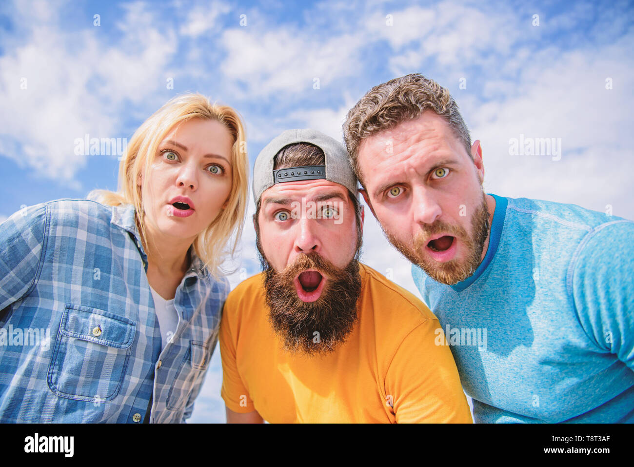 No way. Friends shocked faces looking at you. That is impossible ...