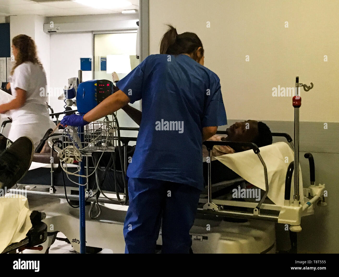 Emergency service in a french hospital Stock Photo - Alamy