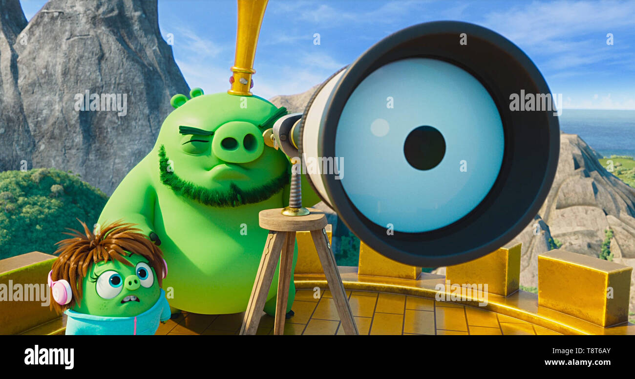 USA. A scene from the ©Columbia Pictures new movie: The Angry Birds ...