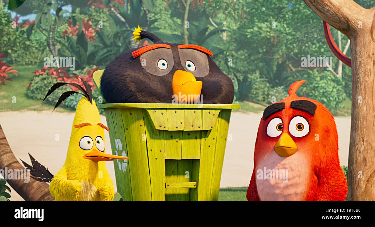 USA. A scene from the ©Columbia Pictures new movie: The Angry Birds ...