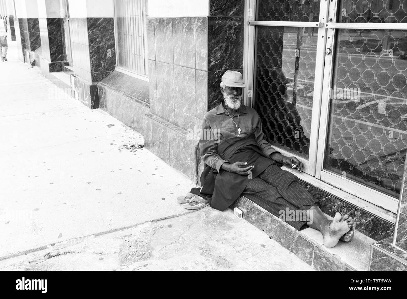 Barefoot Homeless High Resolution Stock Photography and Images - Alamy